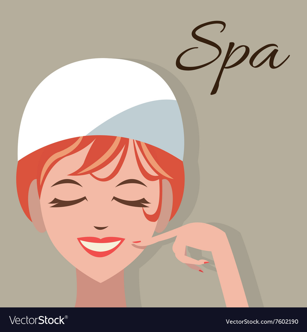 Spa center design Royalty Free Vector Image - VectorStock