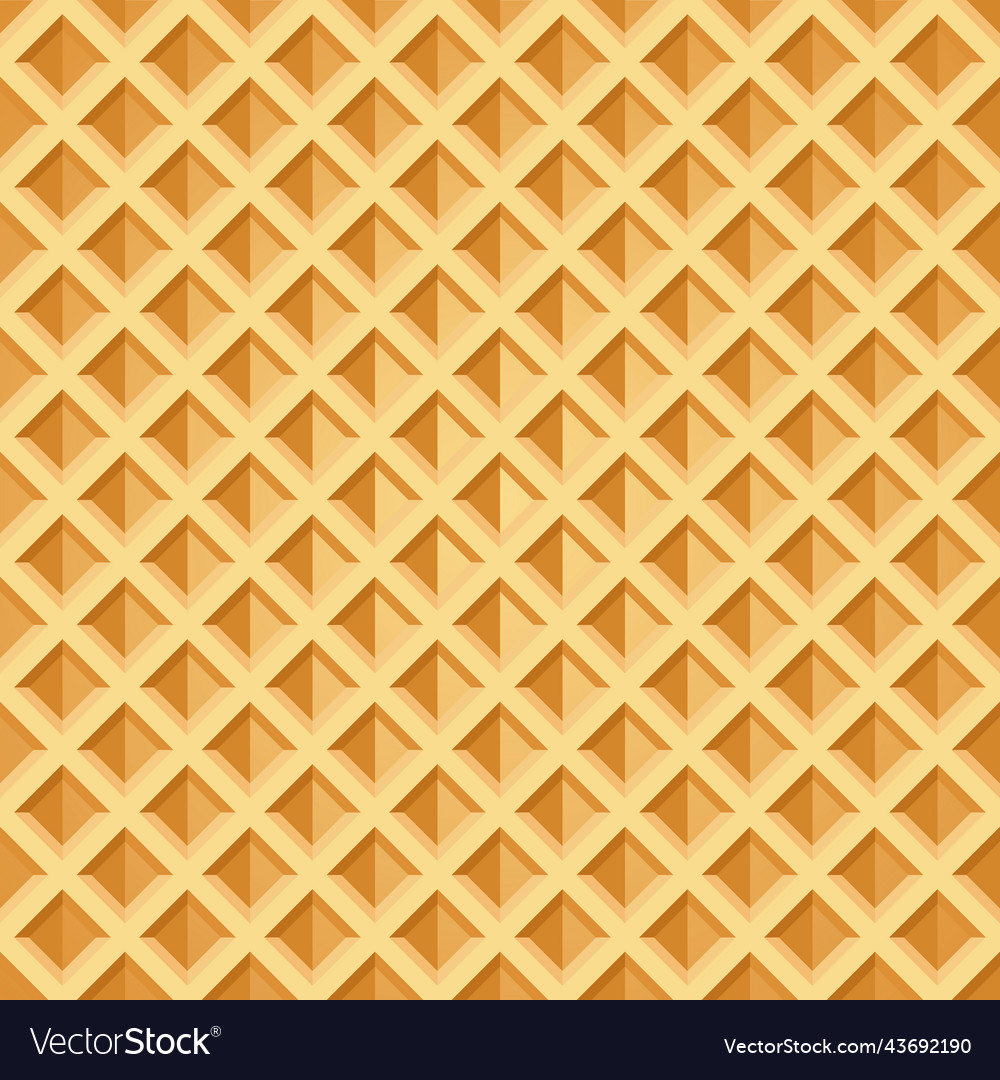 Wafer seamless pattern Royalty Free Vector Image