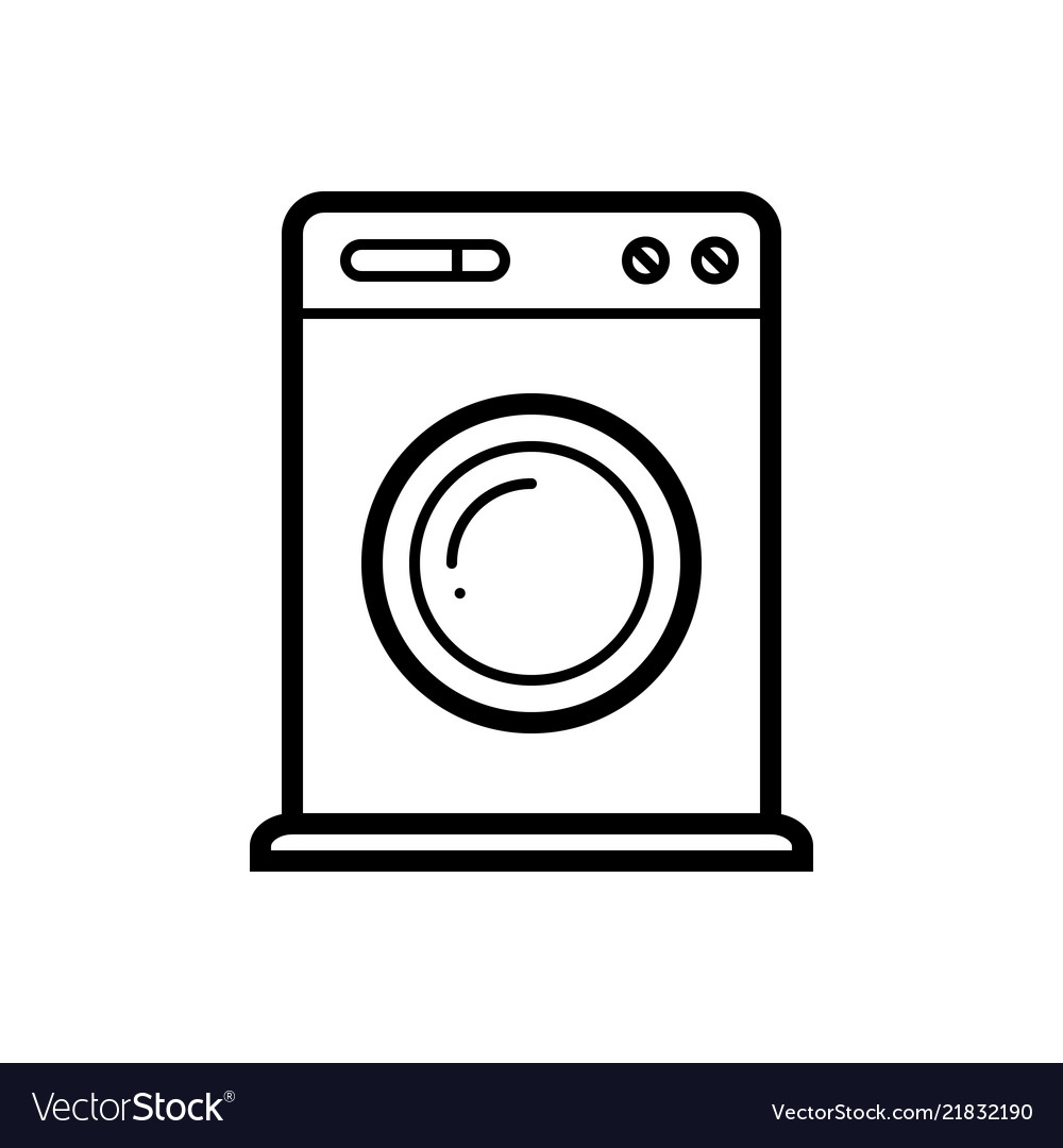 Washing machine Royalty Free Vector Image - VectorStock