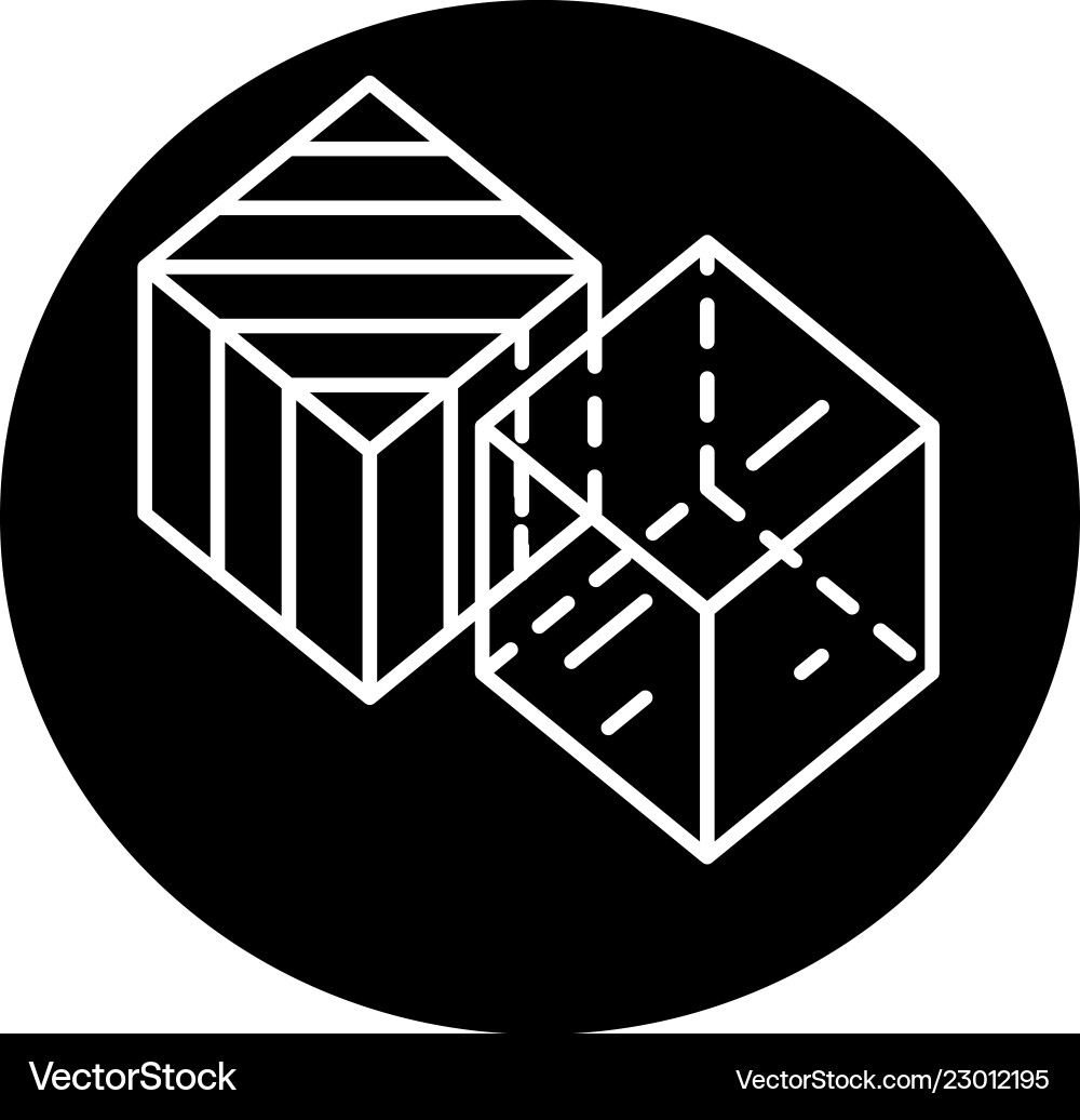 Business transformation black icon sign Royalty Free Vector
