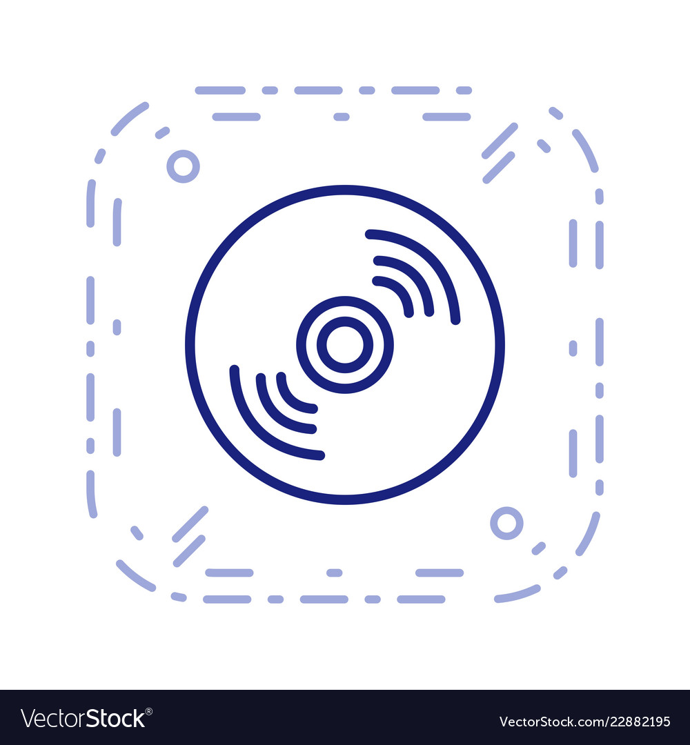 Compact disk icon Royalty Free Vector Image - VectorStock