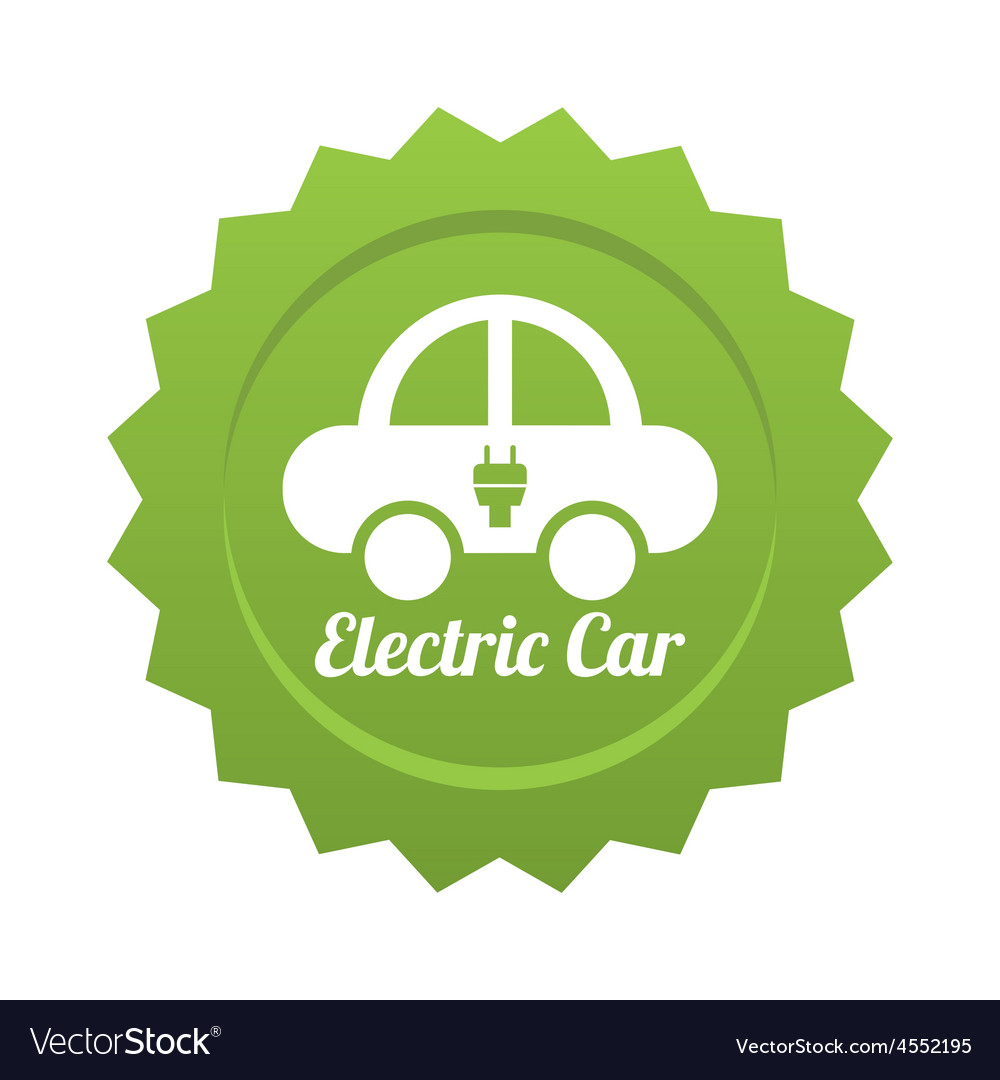 Electric car Royalty Free Vector Image - VectorStock