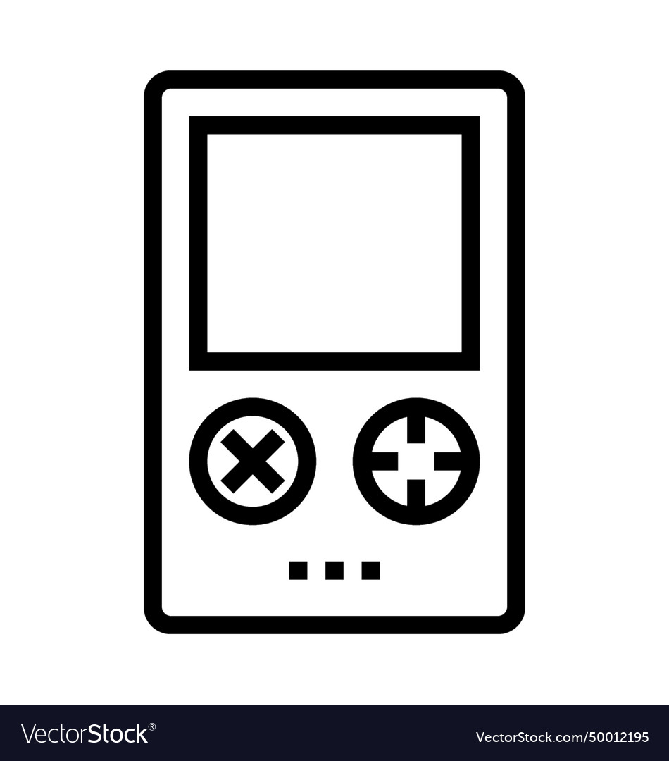 Gameboy icon Royalty Free Vector Image - VectorStock