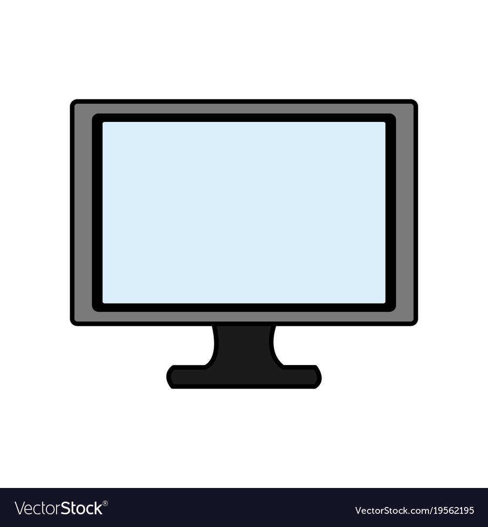 Isolated computer design Royalty Free Vector Image