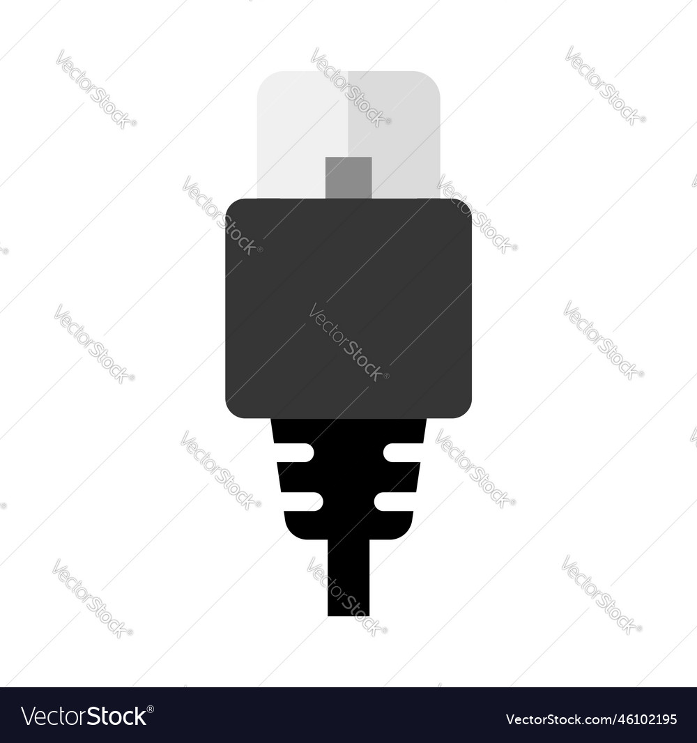 Lan cable icon Royalty Free Vector Image - VectorStock