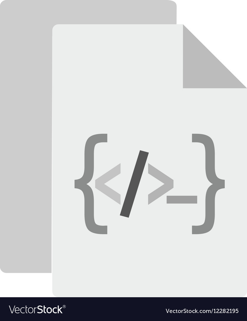 Programming documentation Royalty Free Vector Image