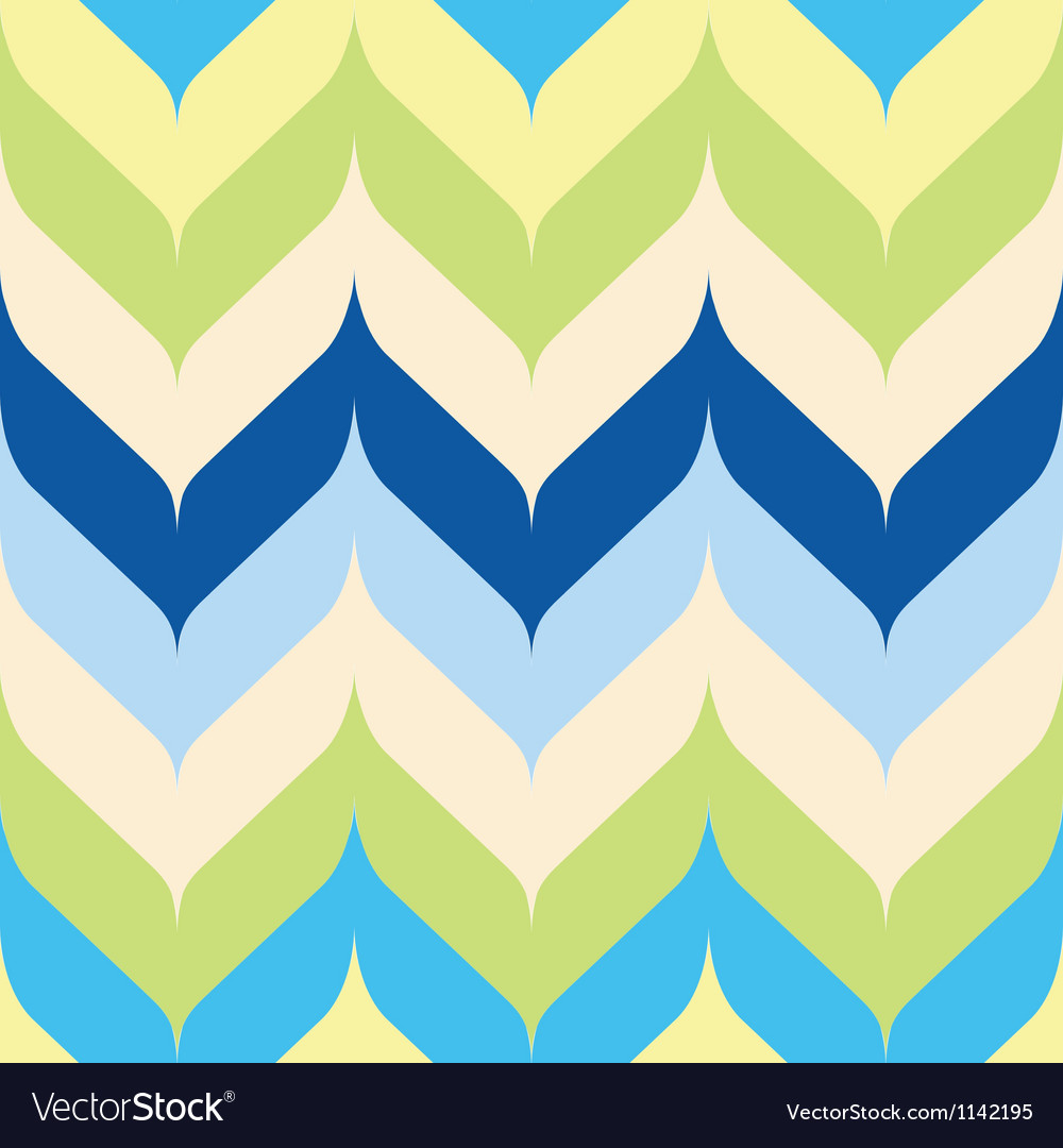 Shoreline rounded chevron Royalty Free Vector Image