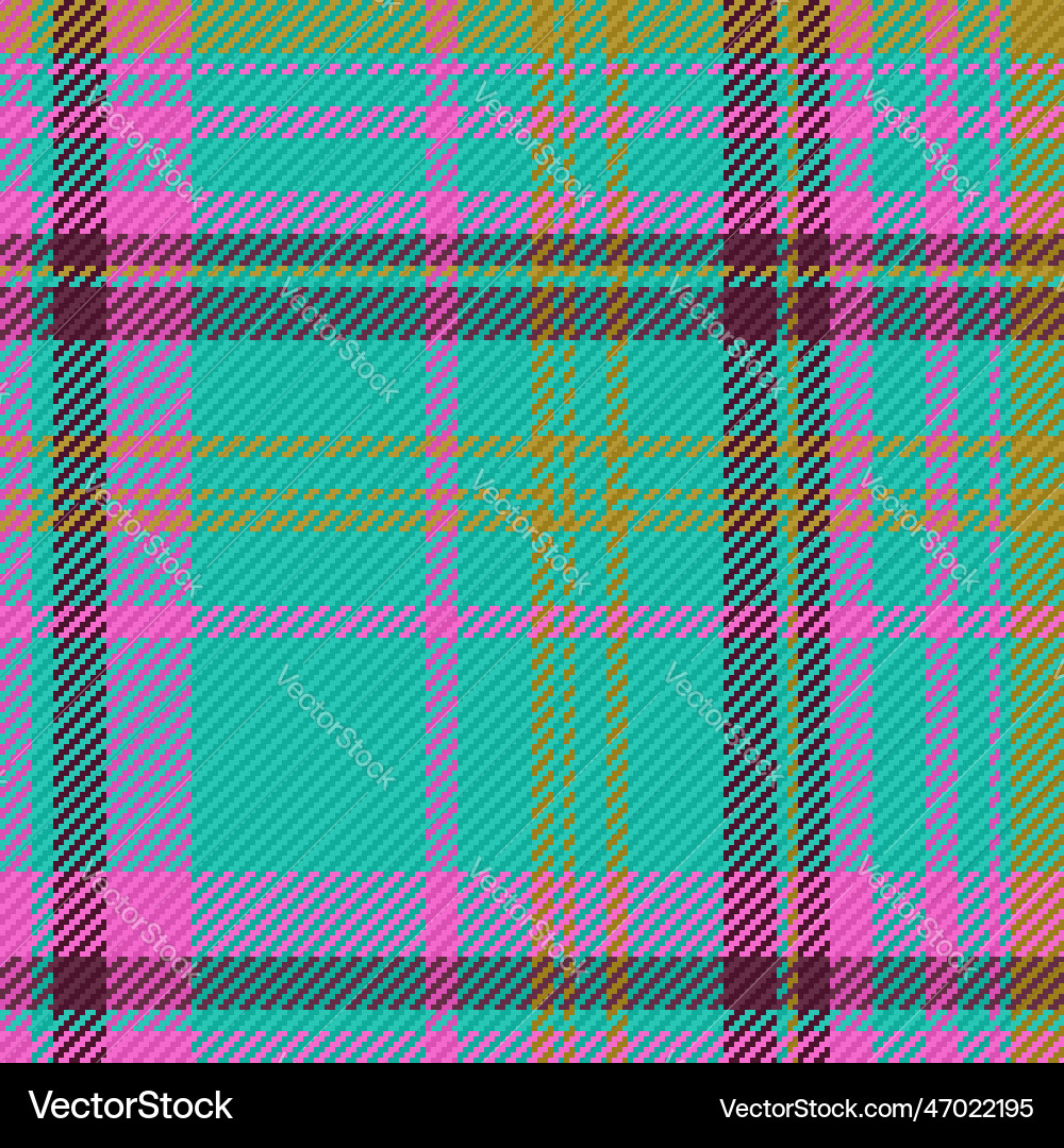 Tartan pattern plaid fabric check background Vector Image