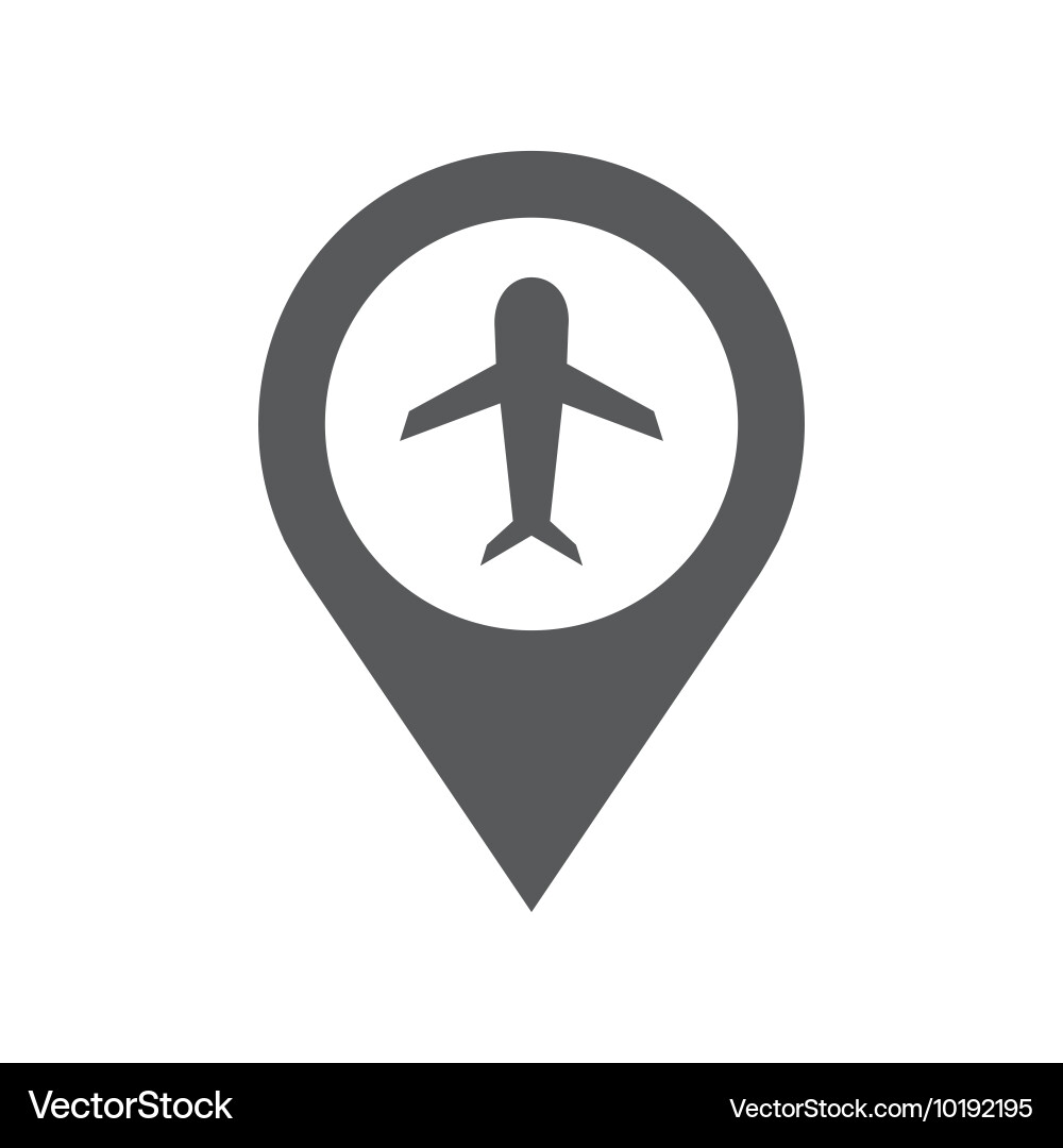 Travel gps pointer Royalty Free Vector Image - VectorStock