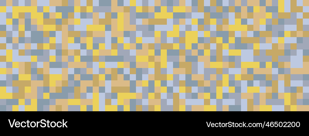 A template of colored pixels for the background Vector Image