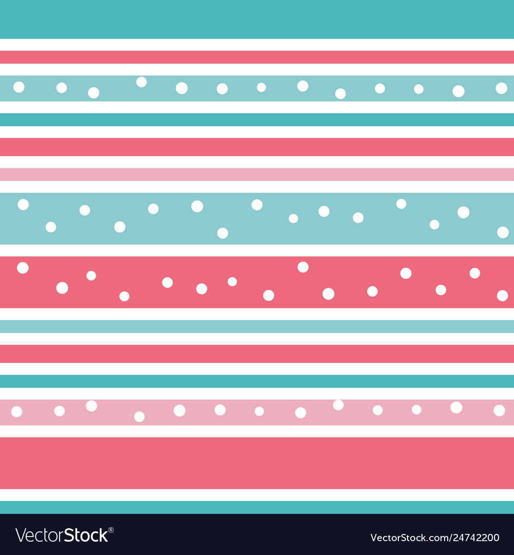 Chic seamless tiling pattern with dots endless Vector Image