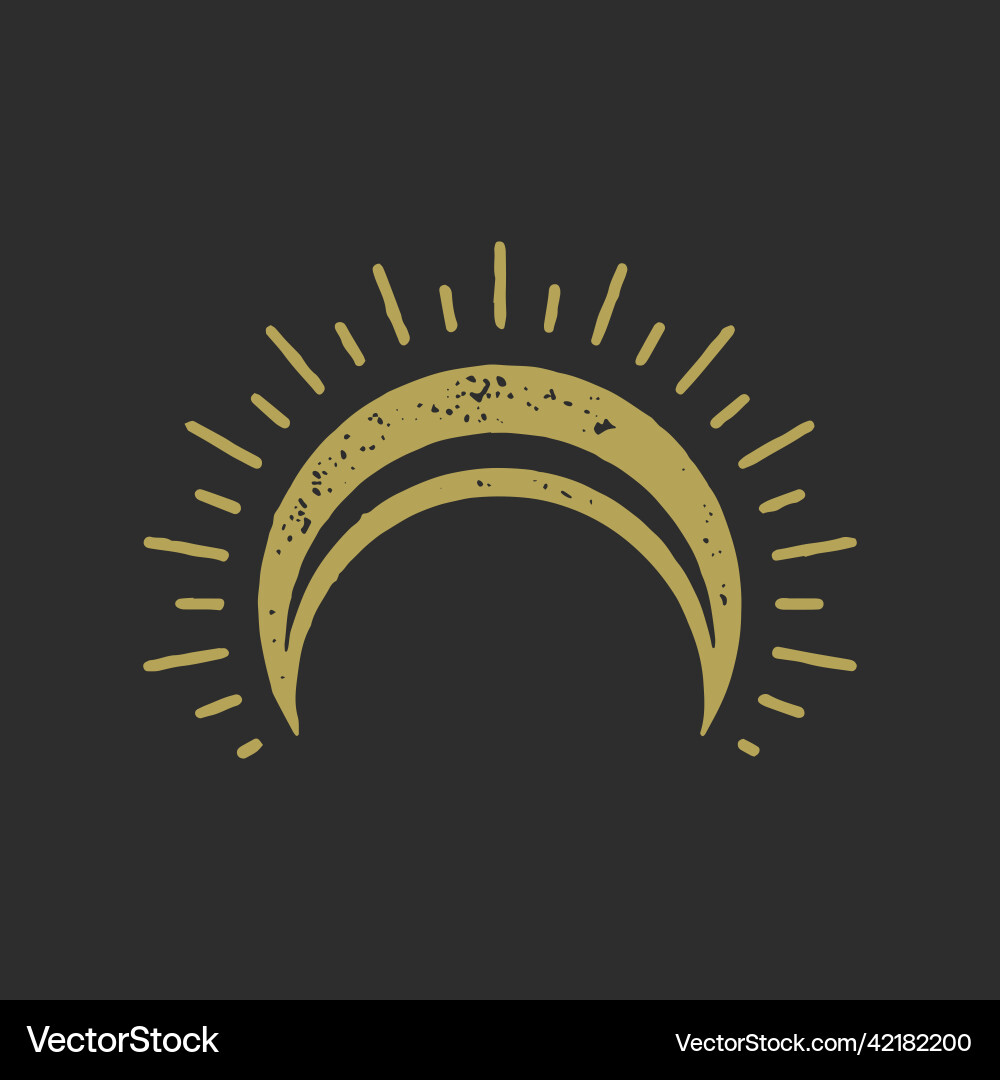 Half Sun Half Moon Symbol