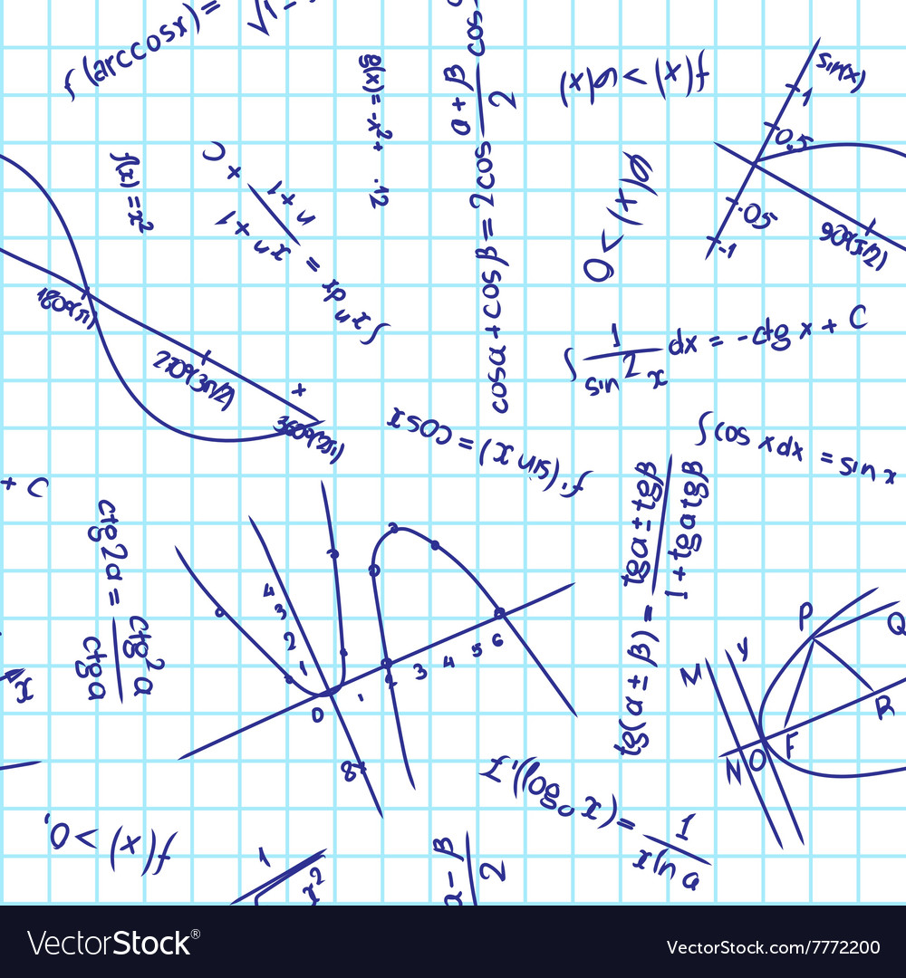 Mathematical pattern Royalty Free Vector Image