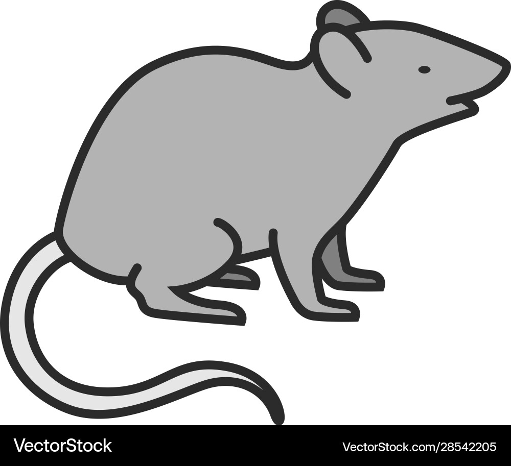 Mouse color icon Royalty Free Vector Image - VectorStock