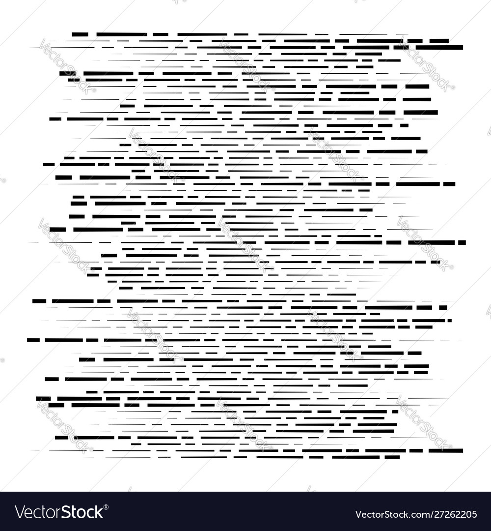 Random segmented lines pattern dynamic dashed Vector Image