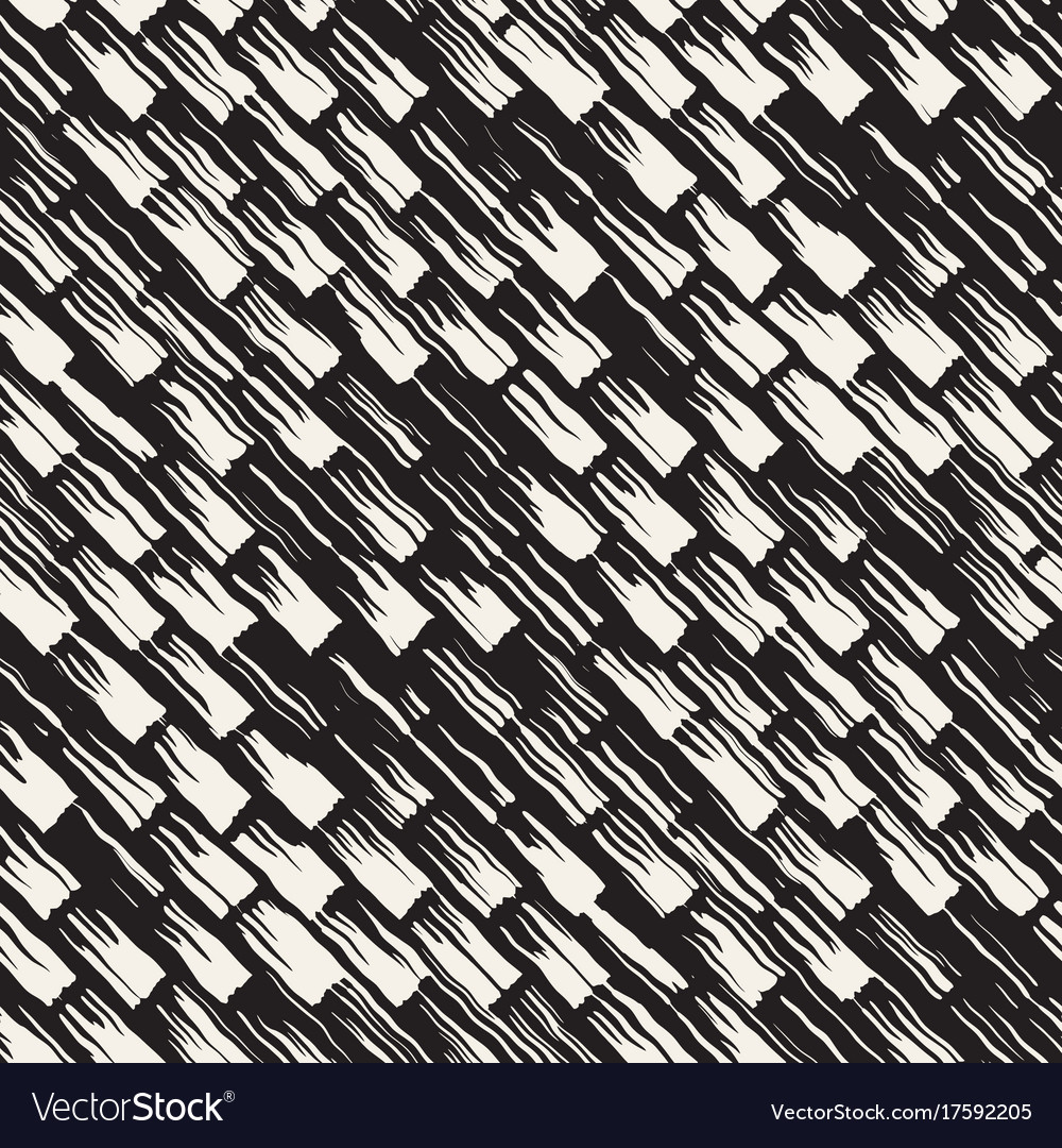 Seamless pattern with brush stripes Royalty Free Vector