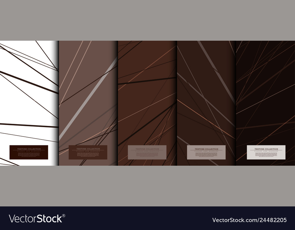 Texture collection abstract pattern Royalty Free Vector