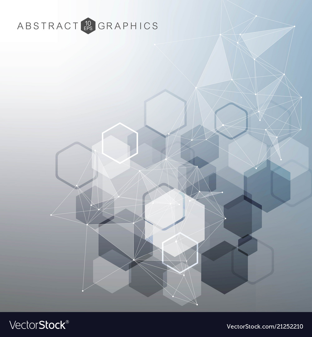 Big data visualization background modern Vector Image