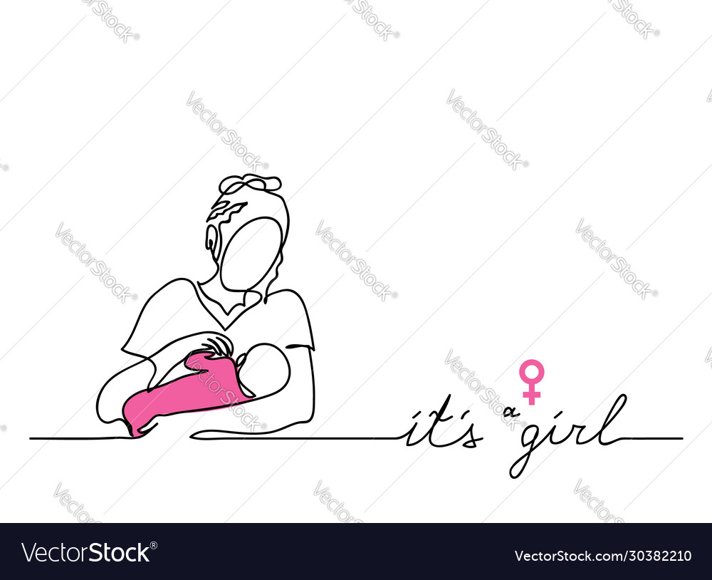 One continuous line drawing simple minimal Vector Image