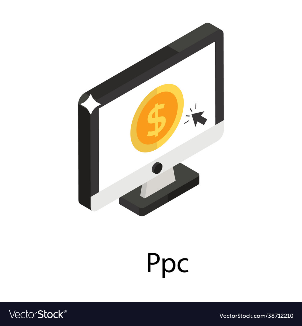 Ppc Royalty Free Vector Image - VectorStock