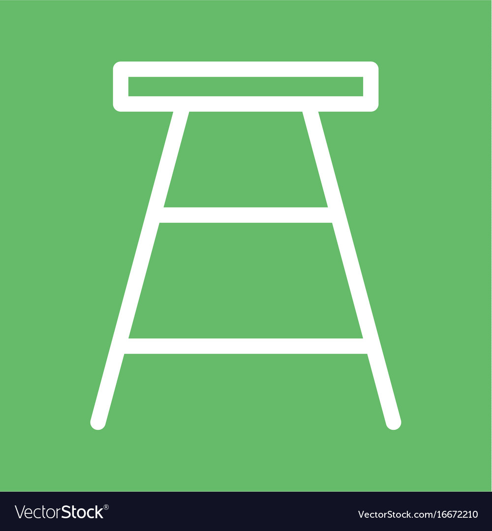 Stool Royalty Free Vector Image - VectorStock