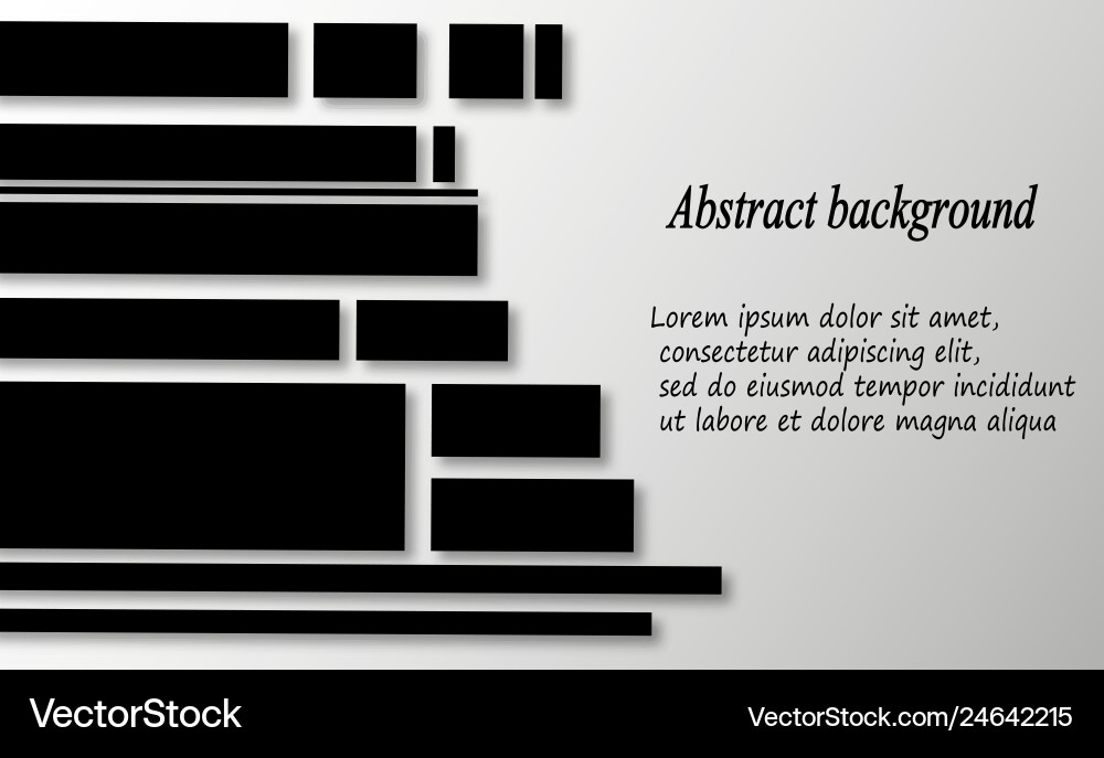 Abstract geometric flat figures for your business Vector Image