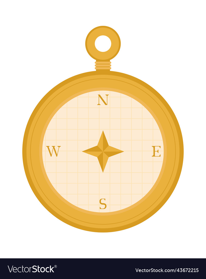 Compass guide icon Royalty Free Vector Image - VectorStock