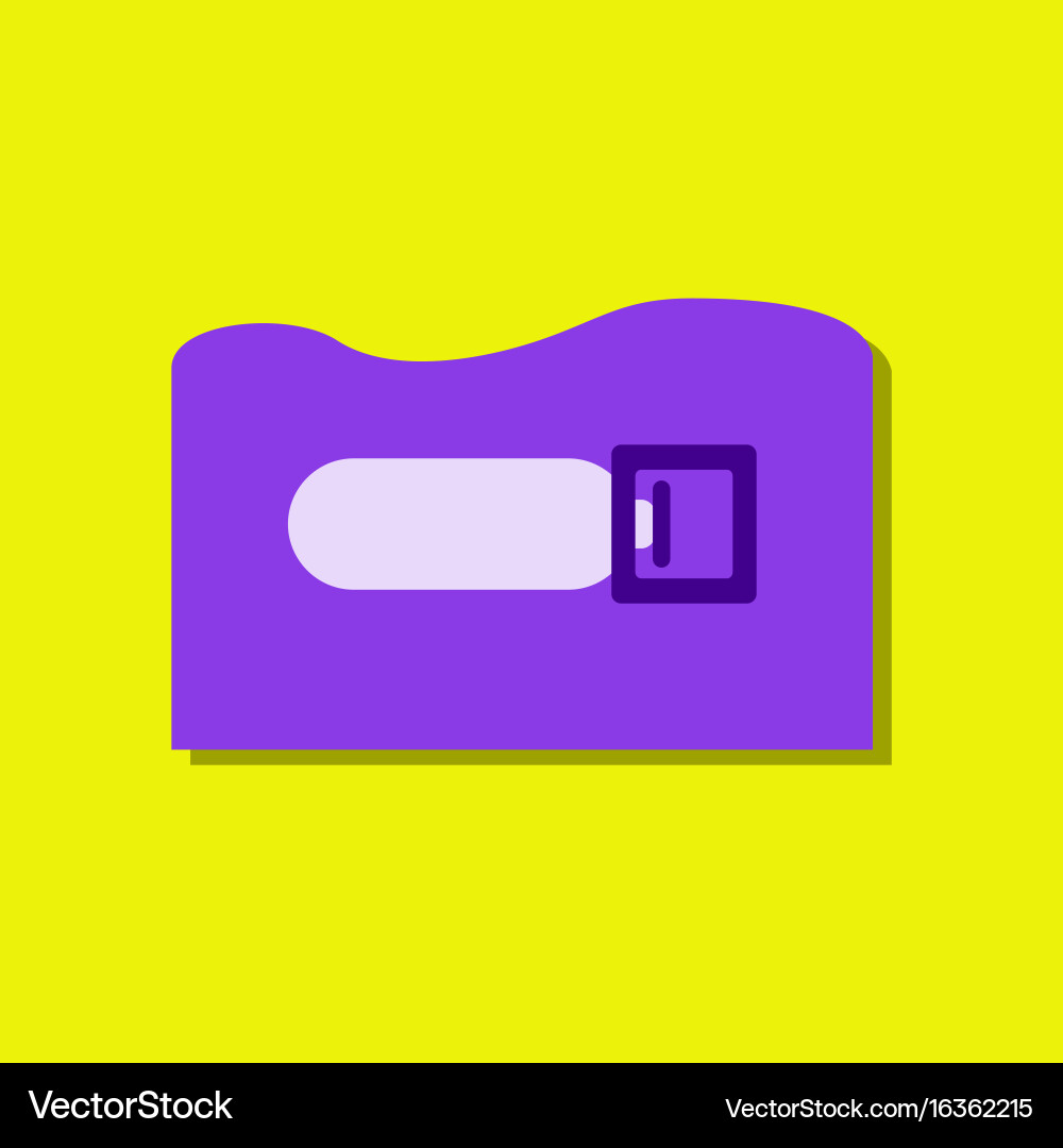 Flat icon design military torpedo Royalty Free Vector Image