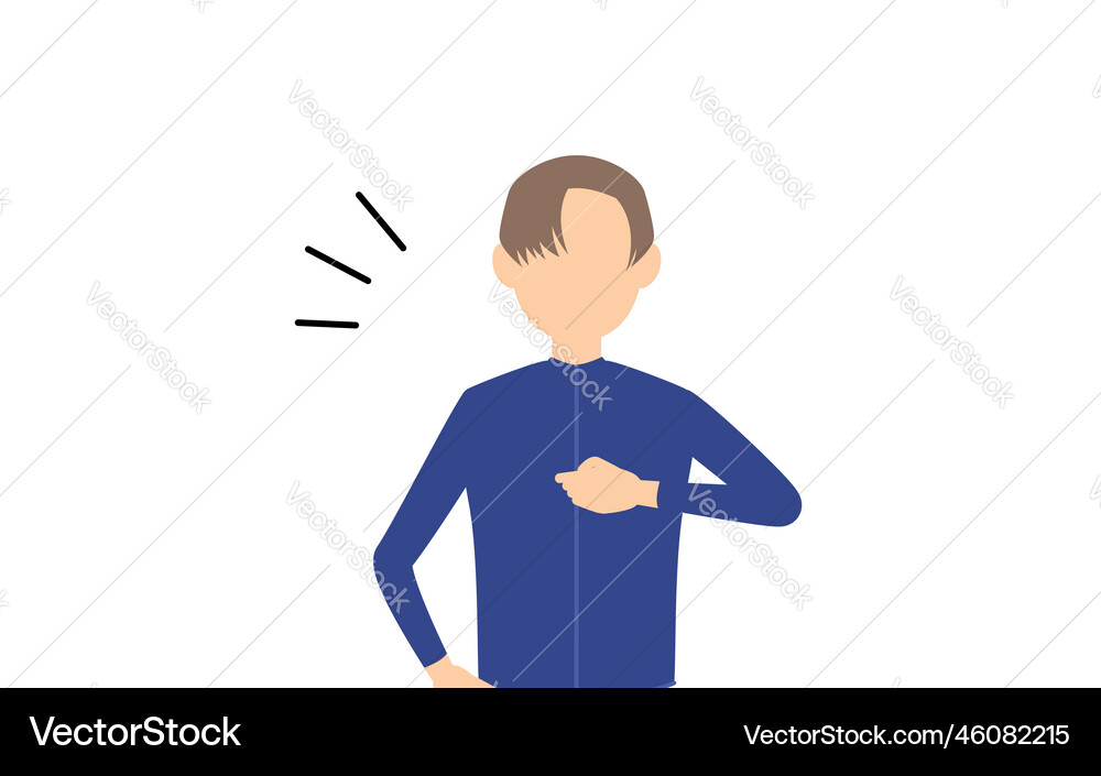 Genderless student in genderless Royalty Free Vector Image