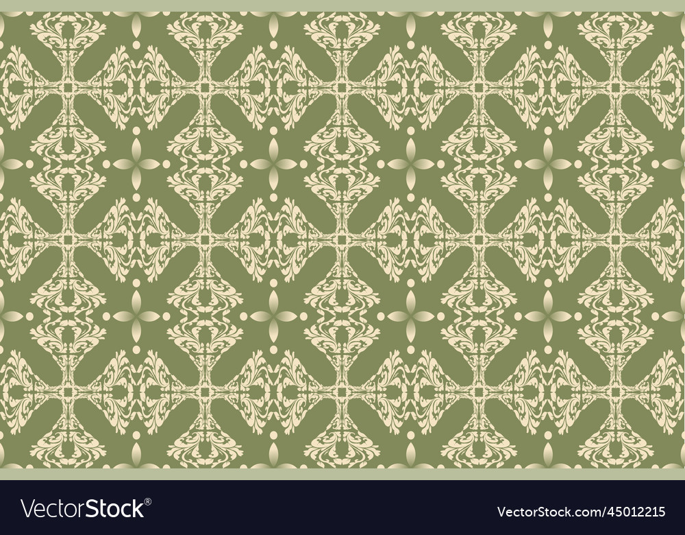 Seamless pattern green background Royalty Free Vector Image