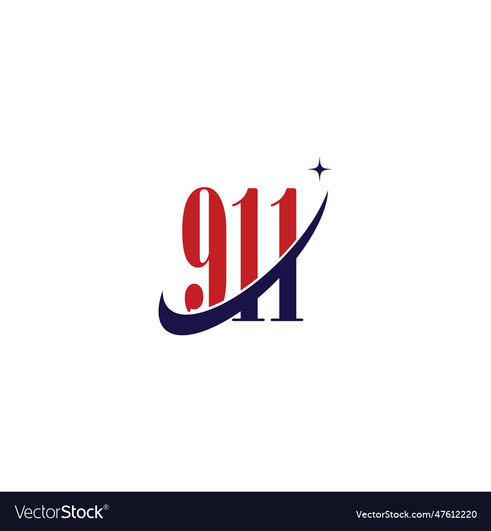 11 september patriot day we will never forget Vector Image