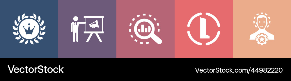 Brand icons infographic design template creative Vector Image