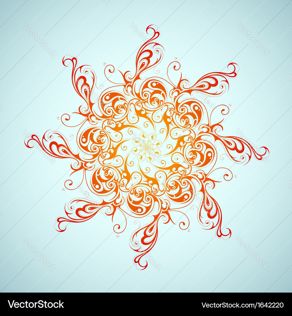 Ethnic sun Royalty Free Vector Image - VectorStock