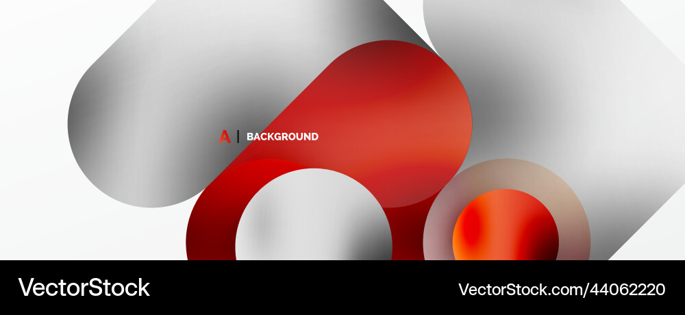 Round shapes and circle geometric abstract Vector Image