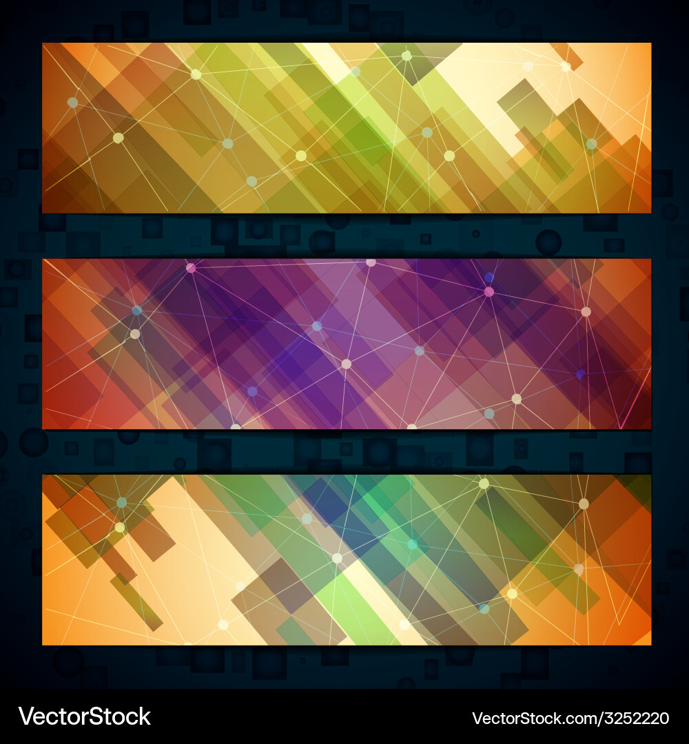 Set of light straight lines abstract background Vector Image