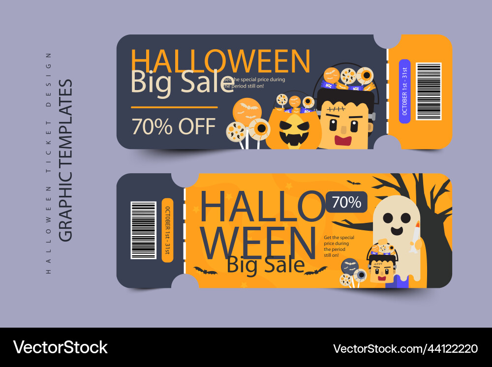 Simple and elegant halloween graphic design Vector Image