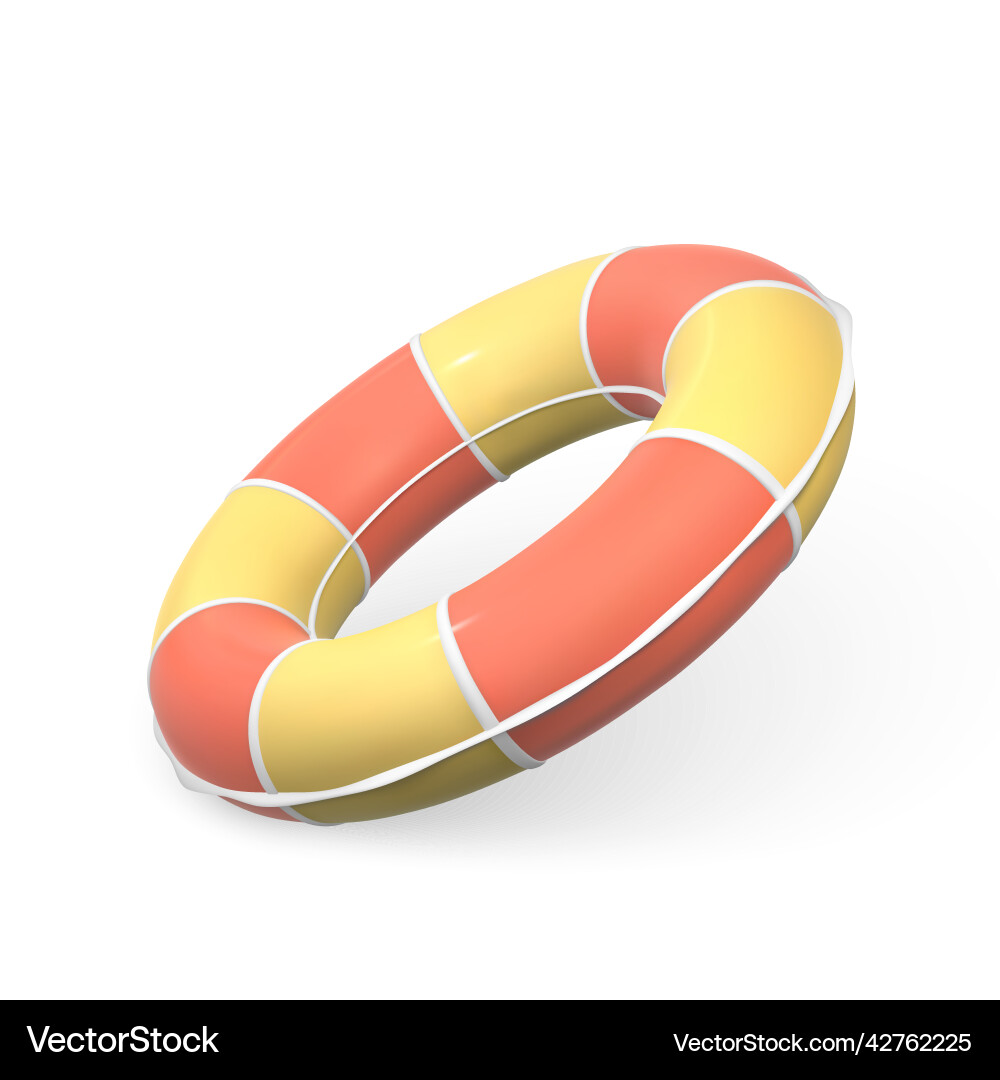 3d swim ring realistic swimming circle summer time