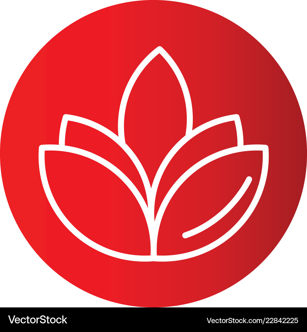 Flower diwali icon in creative design Royalty Free Vector