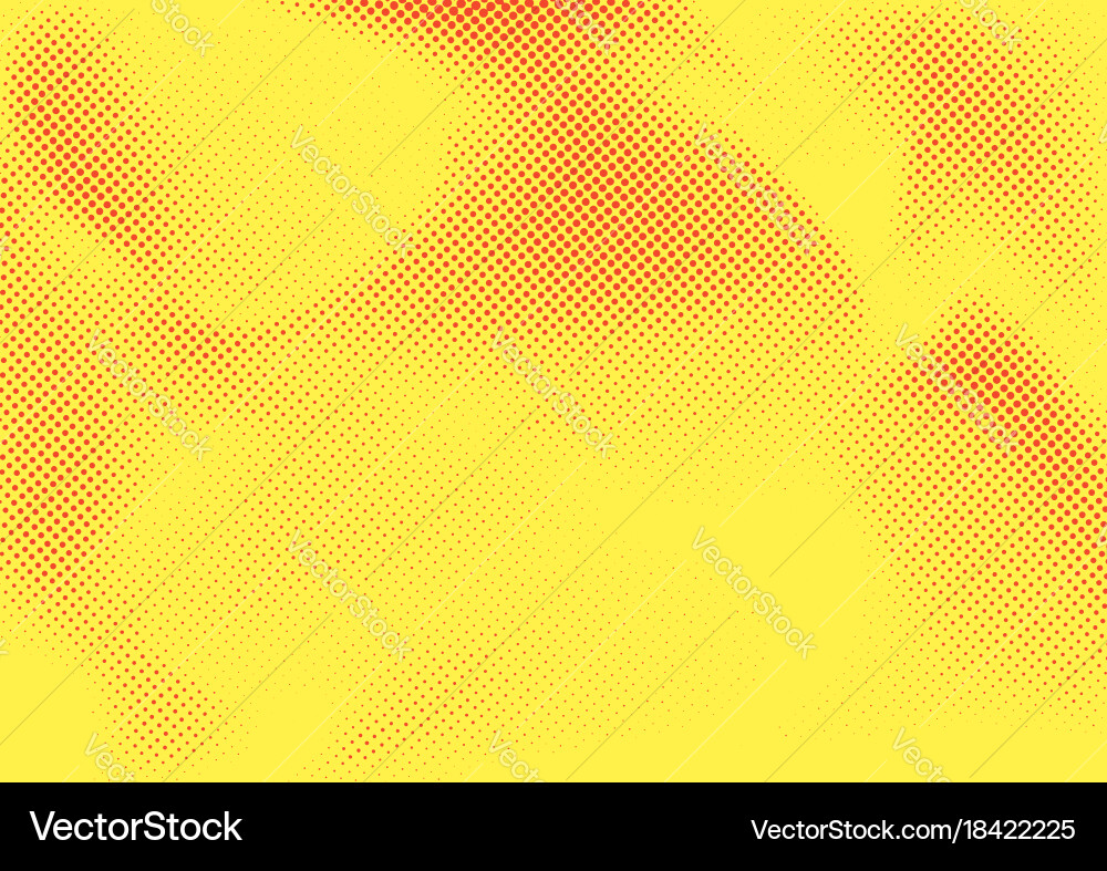 Vintage comic book poster style dotted background Vector Image