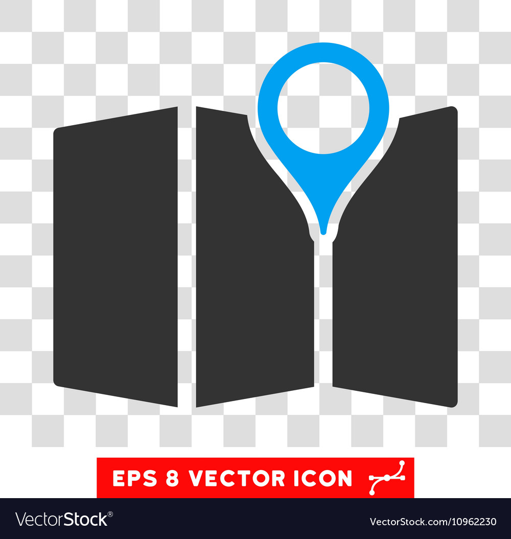 Map eps icon Royalty Free Vector Image - VectorStock