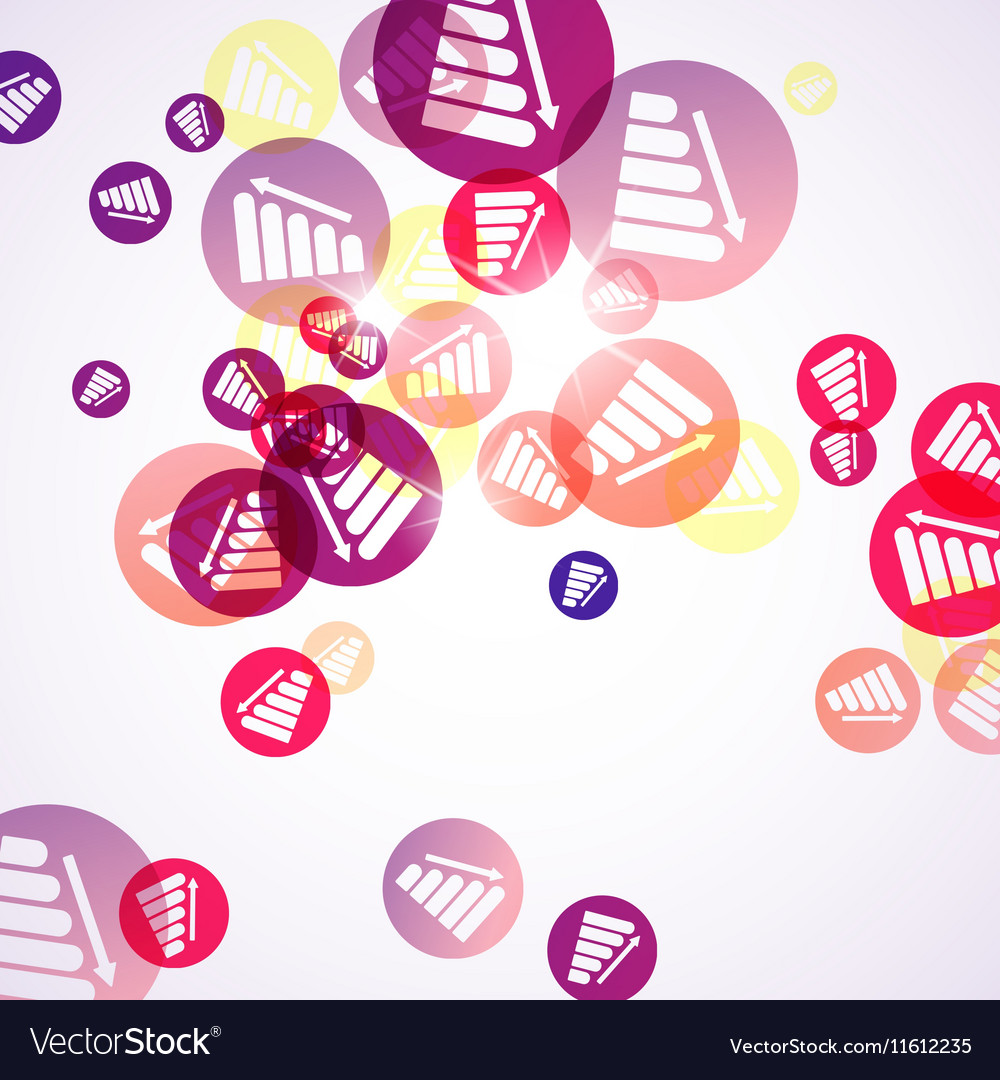 Abstract background chart Royalty Free Vector Image