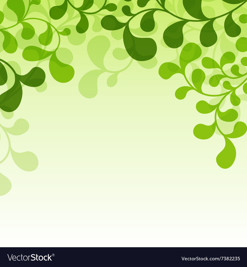 Green leaf Royalty Free Vector Image - VectorStock