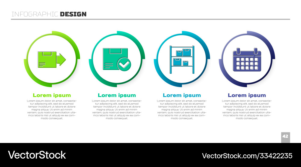 Set carton cardboard box package box with check Vector Image