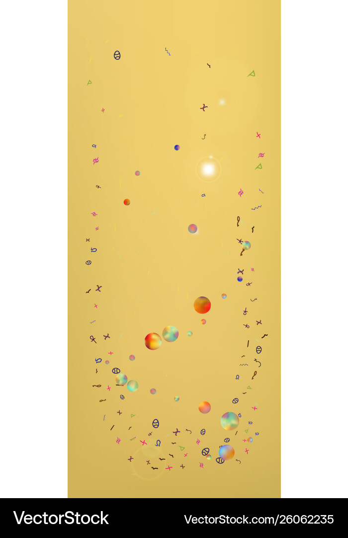 Signs abstract ultra wide space background Vector Image