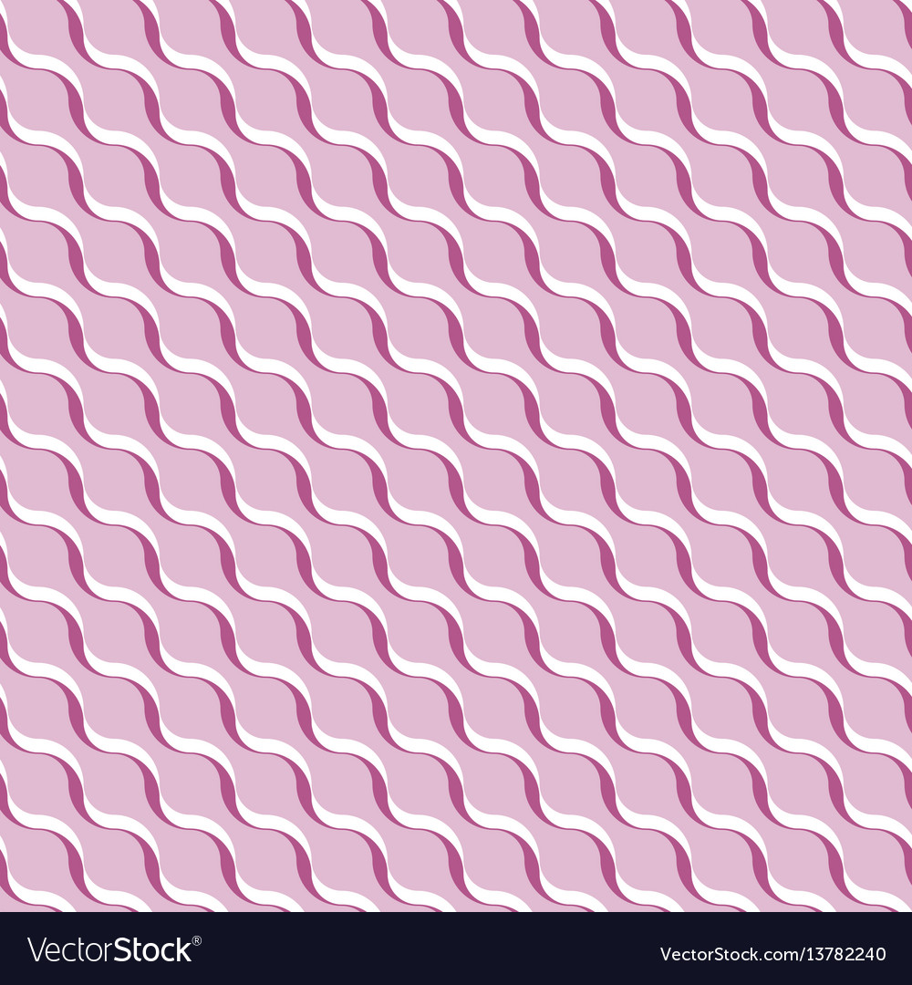Pink abstract wavy background Royalty Free Vector Image