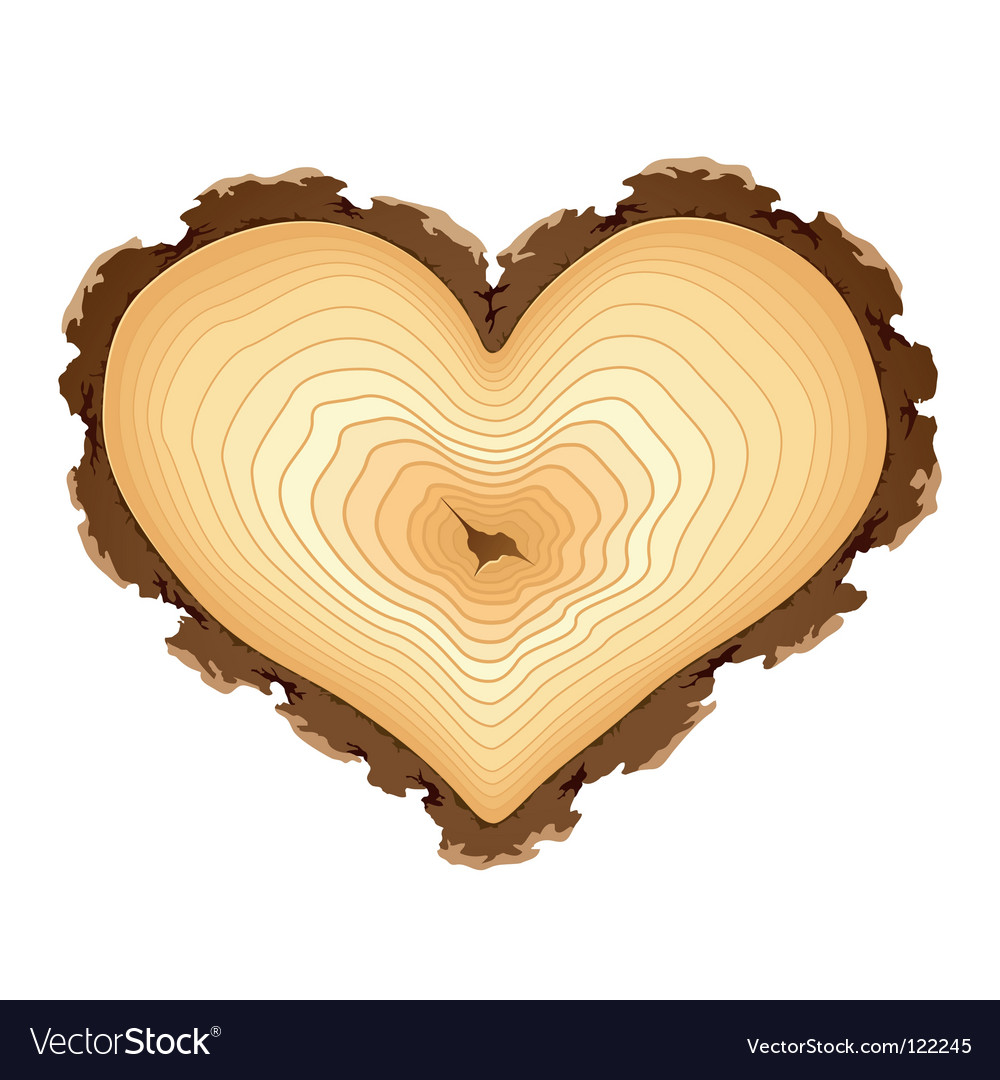 Heart shape design element Royalty Free Vector Image