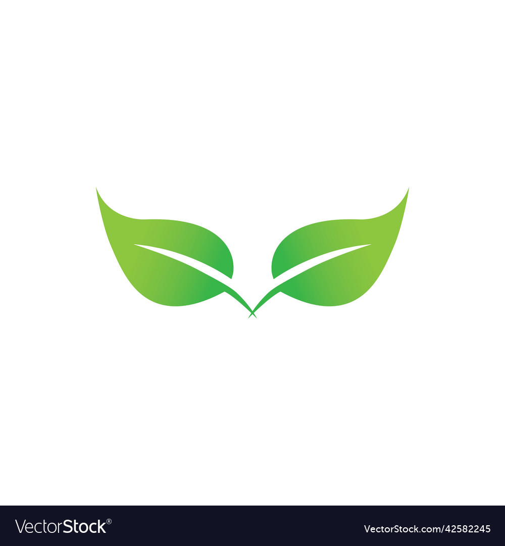 Leaf logo Royalty Free Vector Image - VectorStock