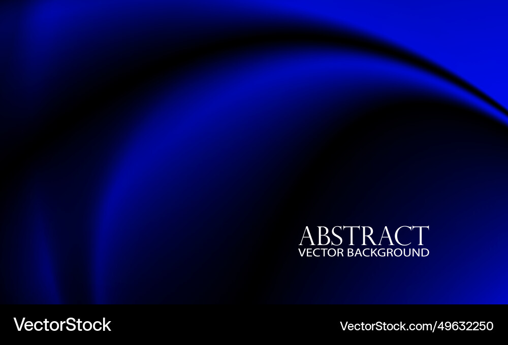 Abstract background blue color line curve Vector Image