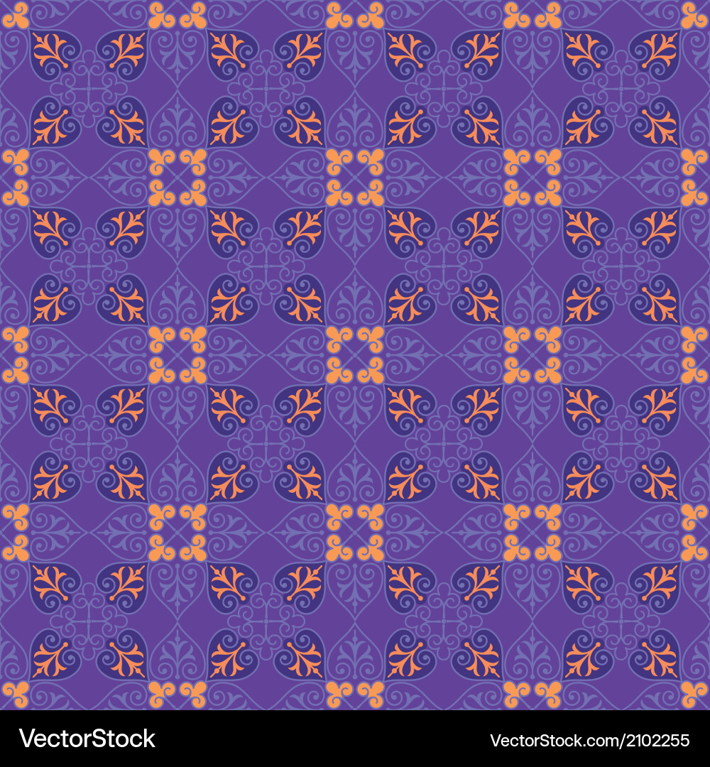 Decorative seamless pattern Royalty Free Vector Image