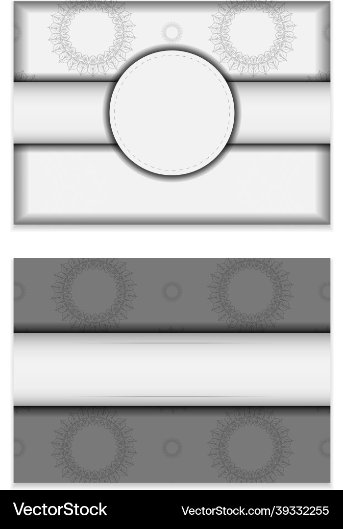 Invitation card template with place for your text Vector Image